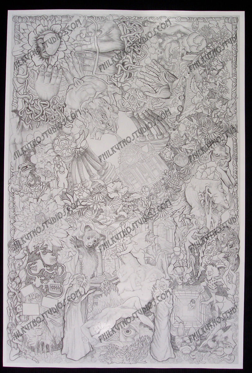 Pencil Drawing - 1991 Drawing – Phil Kutno Studios