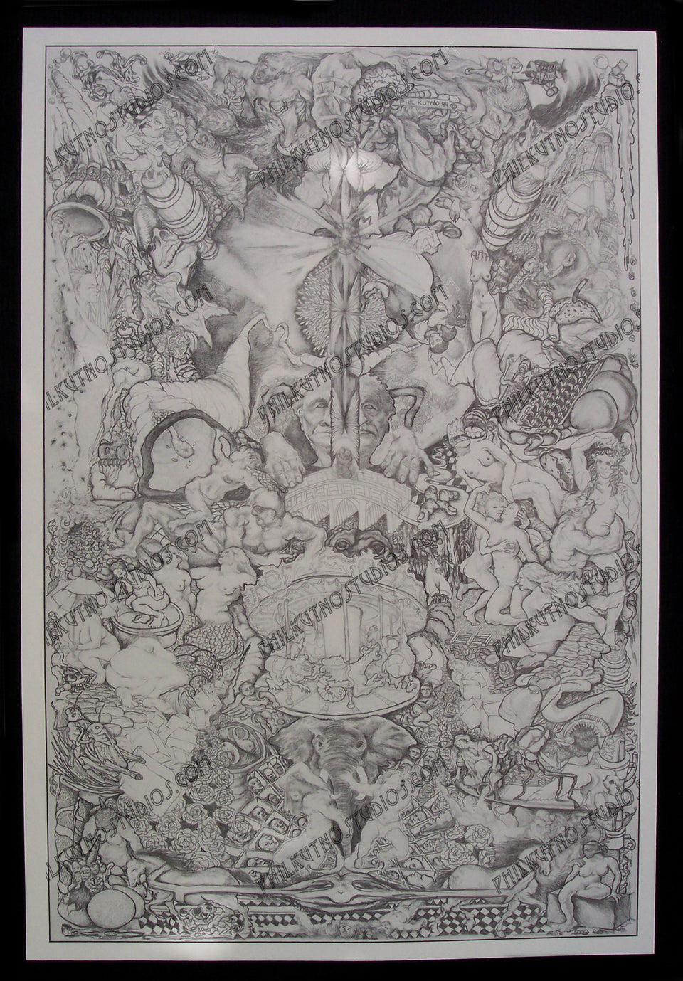 Pencil Drawing - 1994 Drawing – Phil Kutno Studios