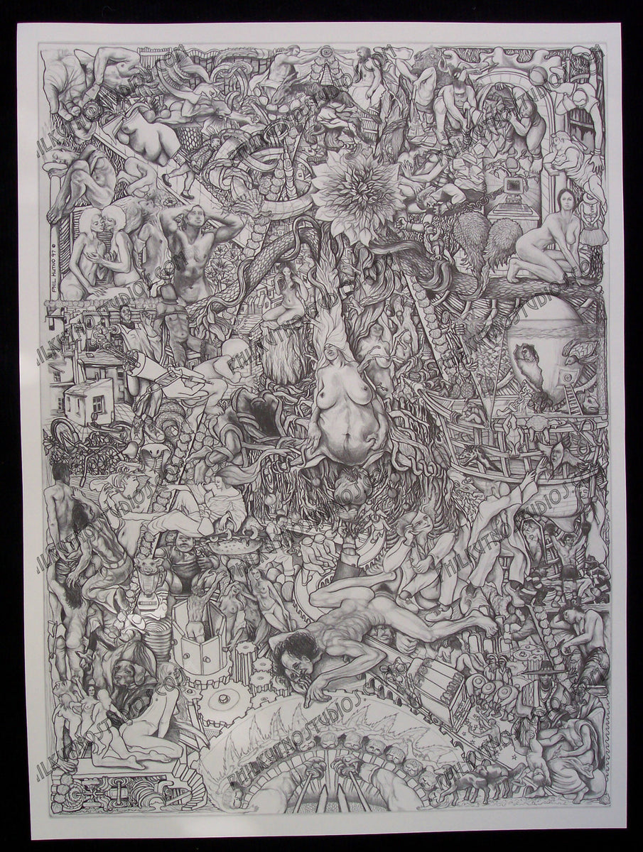 Pencil Drawing - 1997 Drawing – Phil Kutno Studios