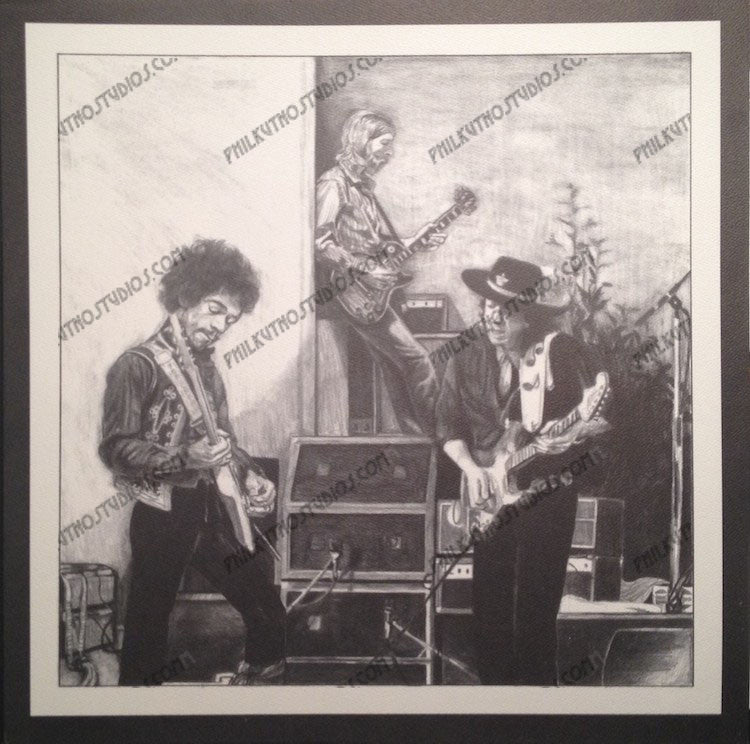 Hendrix-Vaughn-Allman Fantasy Jam – Phil Kutno Studios