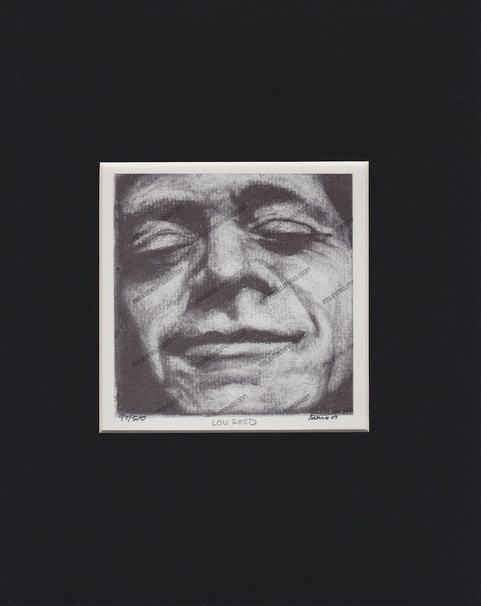 Lou Reed Drawing – Phil Kutno Studios